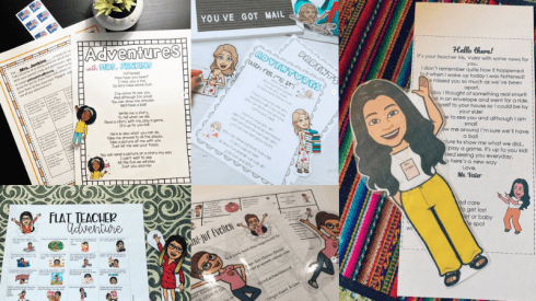 Create a Flat Teacher To Cross the Distance Learning Divide