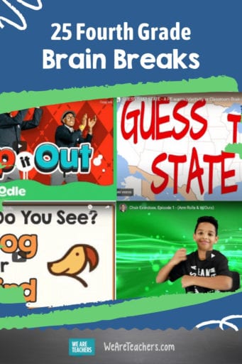 25 Fourth Grade Brain Breaks To Brighten Your Day! - We Are Teachers