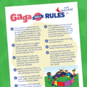 Free Gaga Ball Rules Poster for Schools