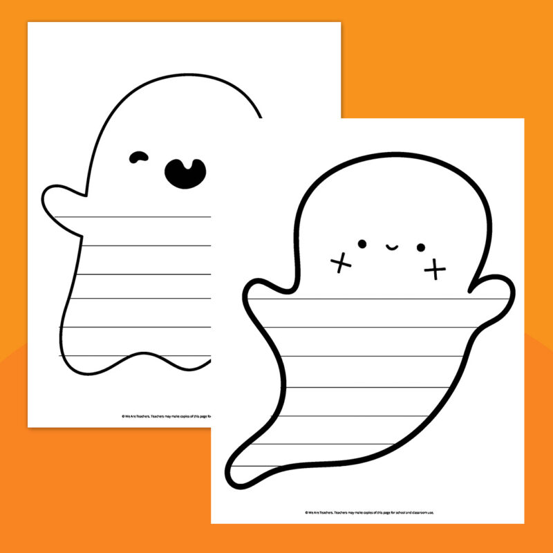 Free Printable Ghost Template for Spooky Fun