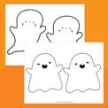 Free Printable Ghost Template for Spooky Fun