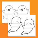 Free Printable Ghost Template for Spooky Fun