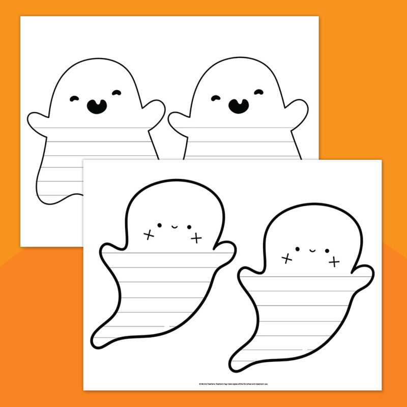 Free Printable Ghost Template for Spooky Fun