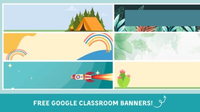 Free Google Classroom Banners for Every Subject and Theme
