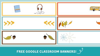 Free Google Classroom Banners for Every Subject and Theme