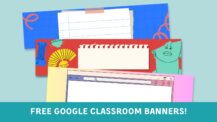 Free Google Classroom Banners for Every Subject and Theme