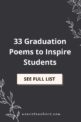 Graduation Poems for Students, as Recommended by Teachers