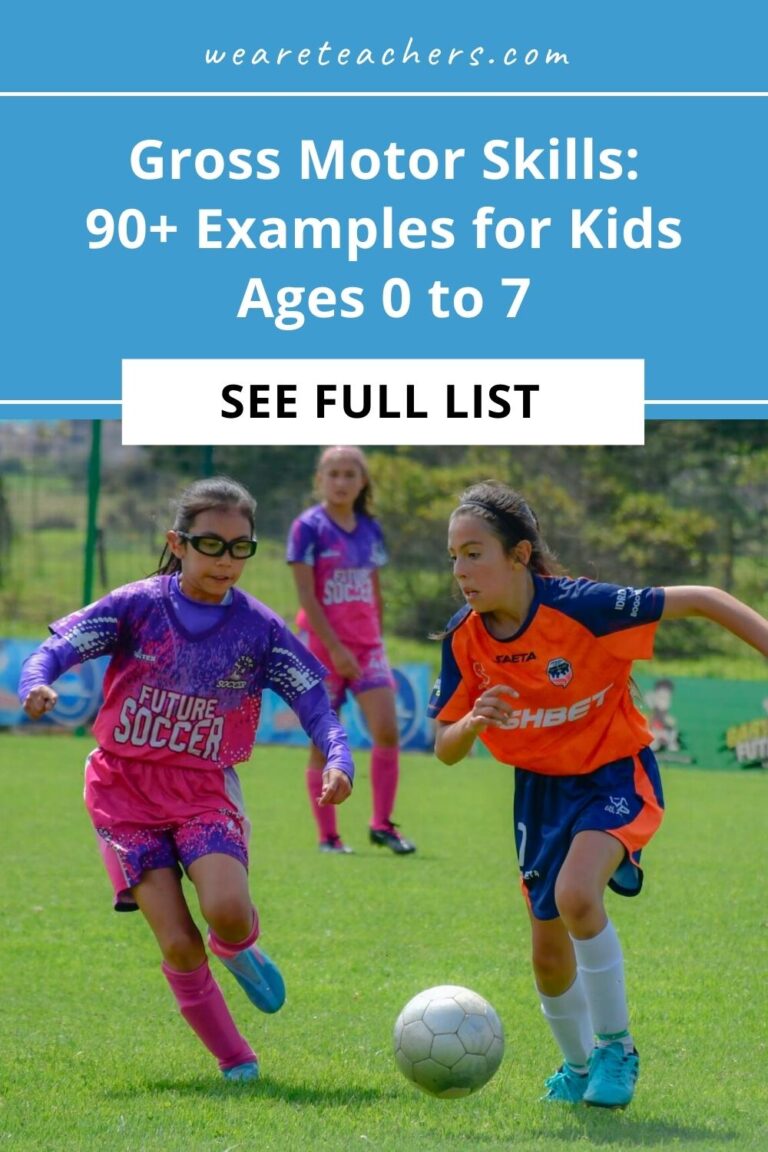 Gross Motor Skills: 90+ Examples for Kids Ages 0 to 7