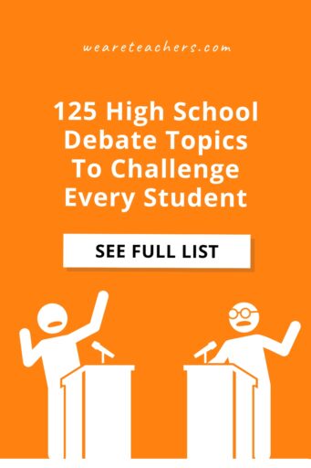 125 High School Debate Topics To Engage Every Student