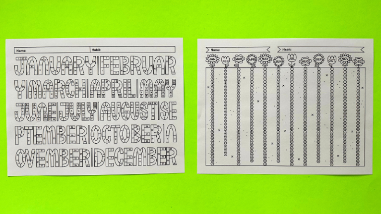 Habit Tracker Printable - Free Monthly Habit Trackers