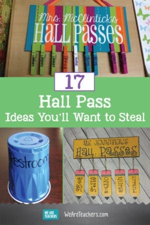 Hall Pass Ideas You'll Want to Steal for Your Classroom