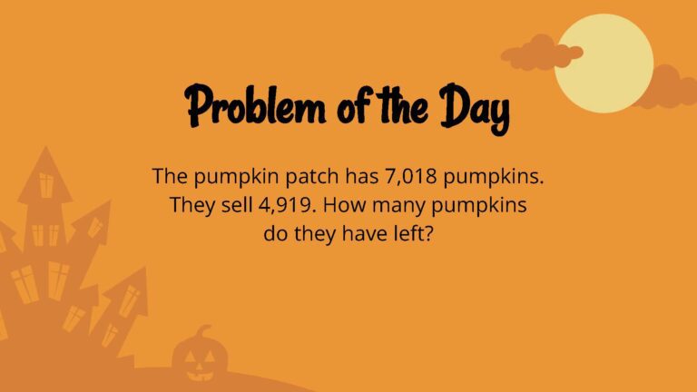 25 Spooky Halloween Math Word Problems - We Are Teachers