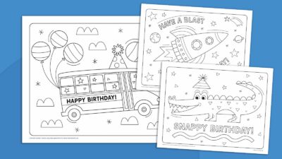 Happy Birthday Coloring Pages: Grab Our Free Download - We Are Teachers