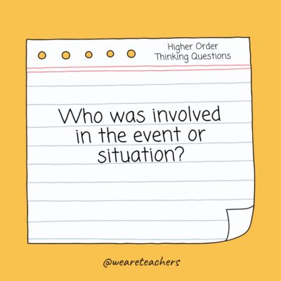 70 Higher-Order Thinking Questions and Stems (Free Printable)