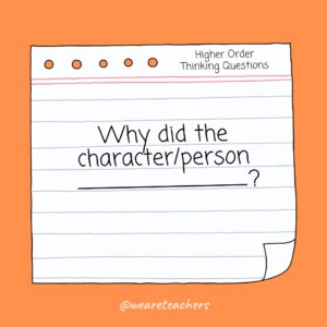 50+ Higher-Order Thinking Questions To Challenge Your Students ...