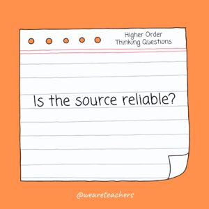 50+ Higher-Order Thinking Questions To Challenge Your Students ...