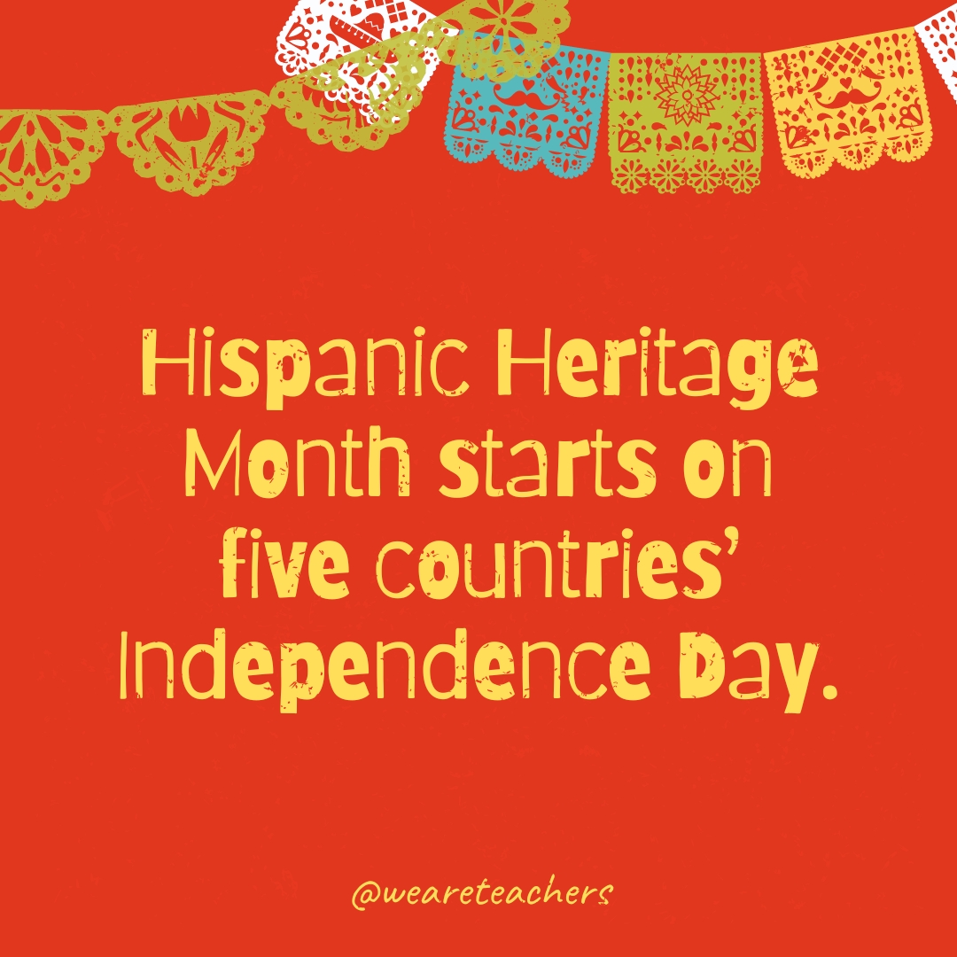 25 Meaningful National Hispanic Heritage Month Facts