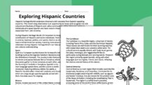 Free Printable Hispanic Heritage Month Worksheets