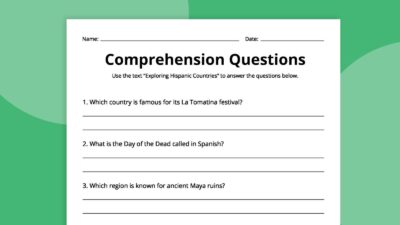 Free Printable Hispanic Heritage Month Worksheets