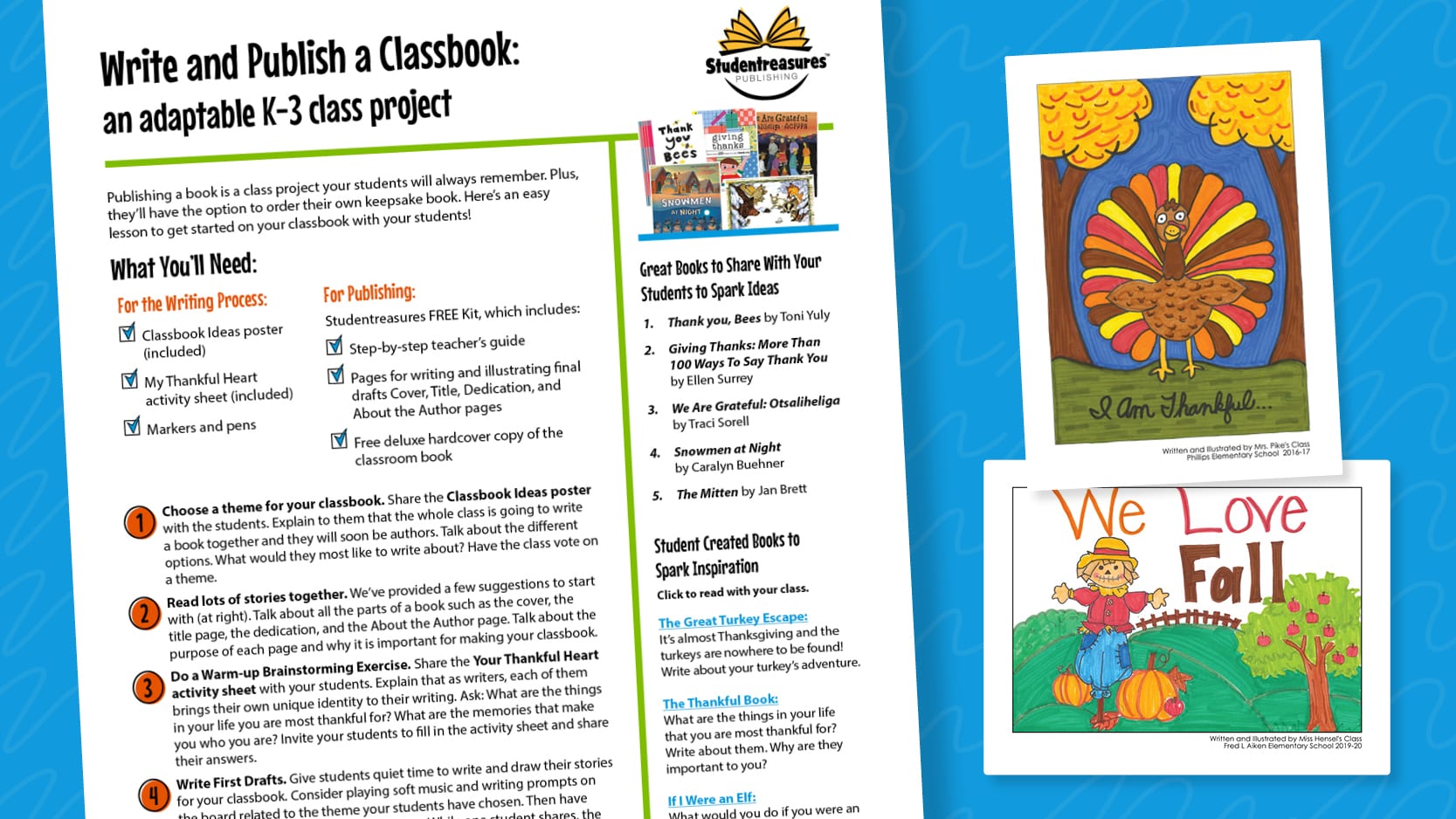 Free Printables to Get Your Holiday Classbook Going