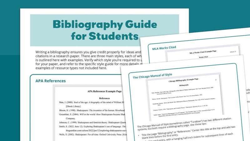 How To Write a Bibliography (Plus Printable Guide With Examples)