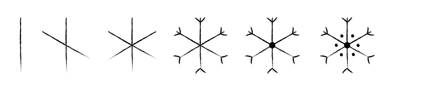 7 Ways To Draw a Snowflake (Free Printable + Video)