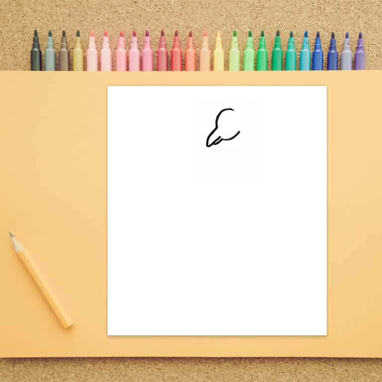 How To Draw a Giraffe (Free Printable + Video)