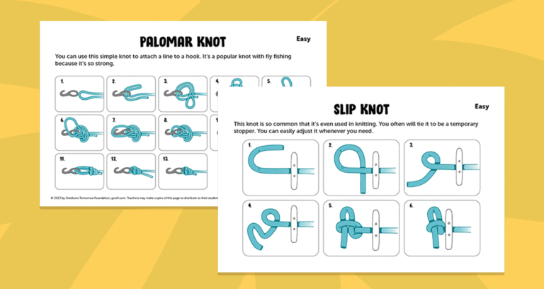 Free Printable Cards on How To Tie Knots