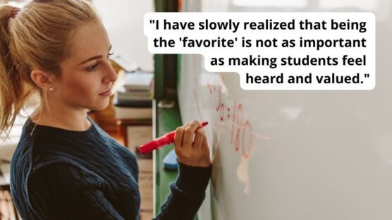 Form Relationships With Your Students--You Don't Have To Be the Favorite