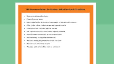140+ IEP Accommodations Special Ed Teachers Should Bookmark