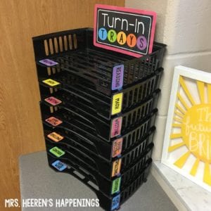 10 Creative Ways to Organize Your Classroom Turn-In Bin