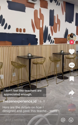 An Interior Designer Transformed This Teachers Lounge