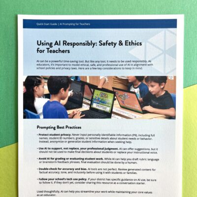 Work Smarter With This Free Ai Teacher Guide We Are Teachers