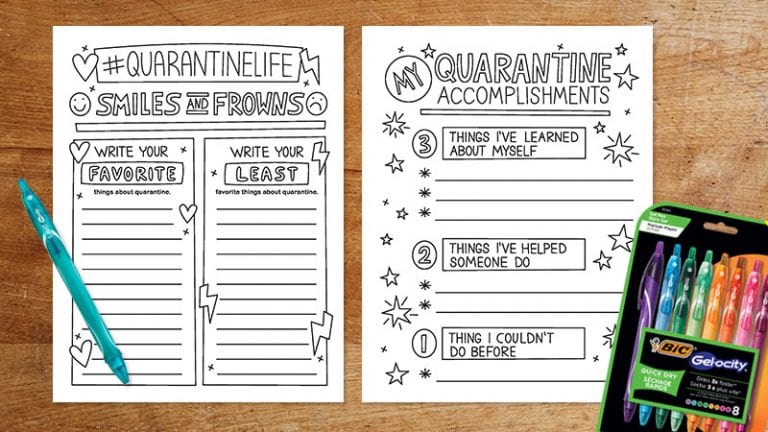 Free Printable: My Quarantine Memory Book - We Are Teachers
