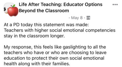 "Only the Strong Survive" Teaching? Why This Maxim Is a Problem