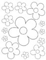 Free Printable Flower Template