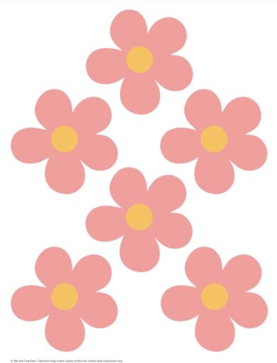 Free Printable Flower Template