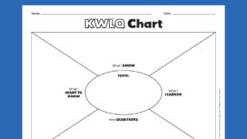 Free KWL Chart Printable Bundle (Includes KWLQ and KWHLAQ)