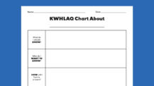 Free KWL Chart Printable Bundle (Includes KWLQ and KWHLAQ)