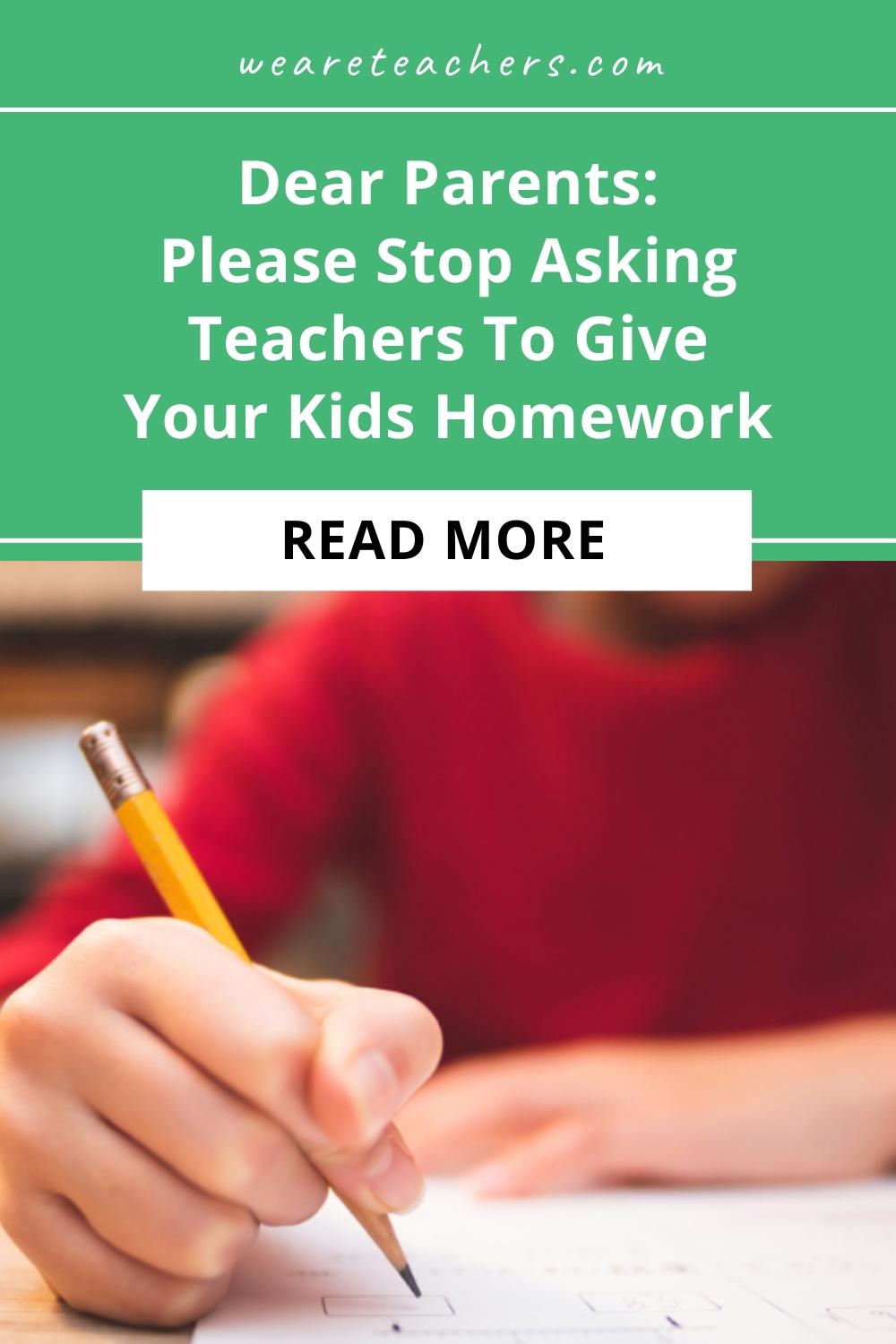 Dear Parents, Homework Isn't All That Beneficial