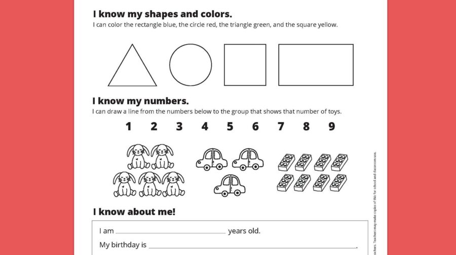 Kindergarten Readiness Checklist (Free Printable)
