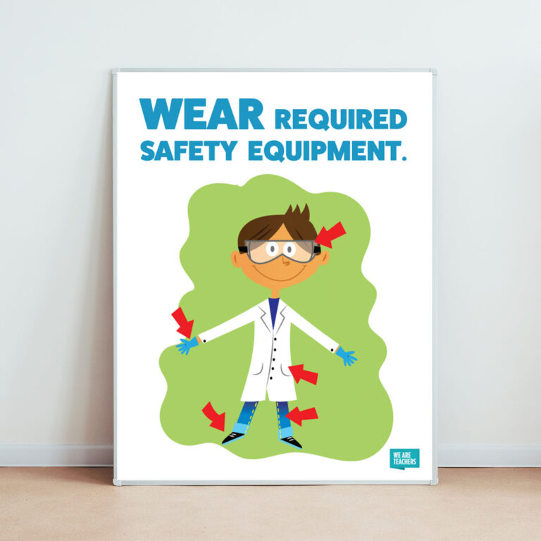 Lab Safety Rules Everyone Should Follow (Free Printable Posters)