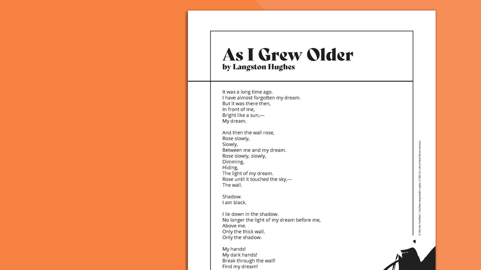 20 Famous Langston Hughes Poems (Free Printables)