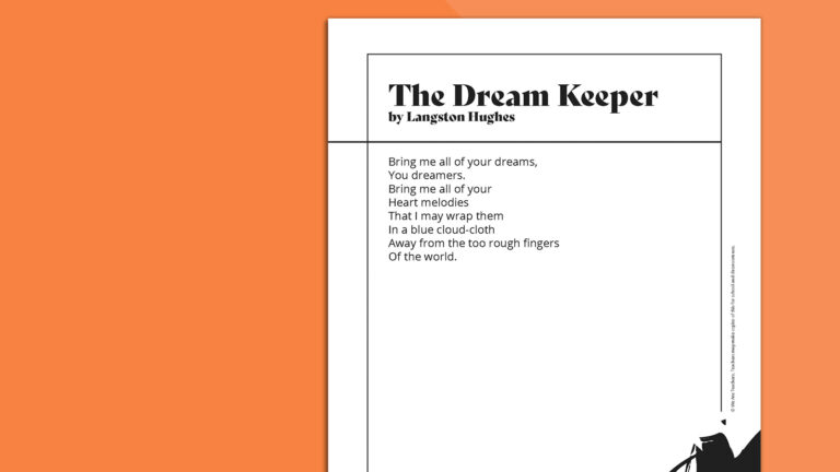 20 Famous Langston Hughes Poems (Free Printables)