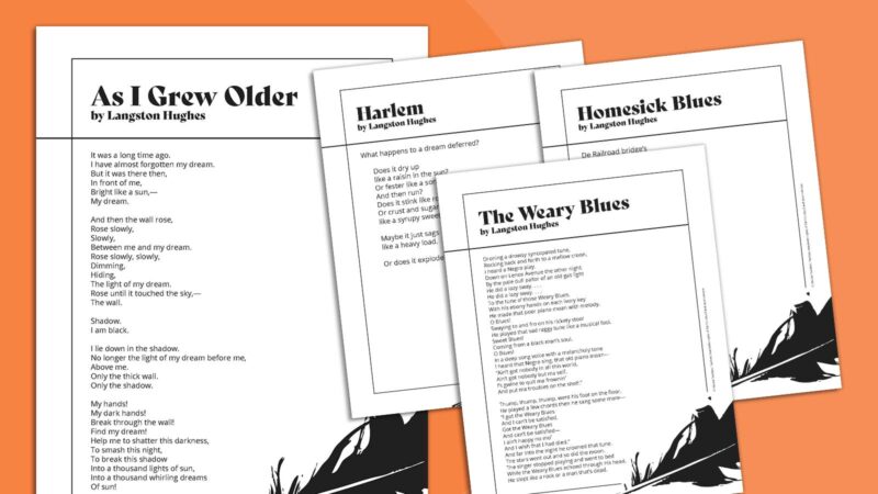 20 Famous Langston Hughes Poems (Free Printables)