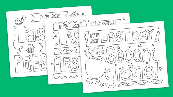 Free Printable Last Day of School Signs - WeAreTeachers