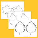 Free Printable Leaf Template Bundle for Fall