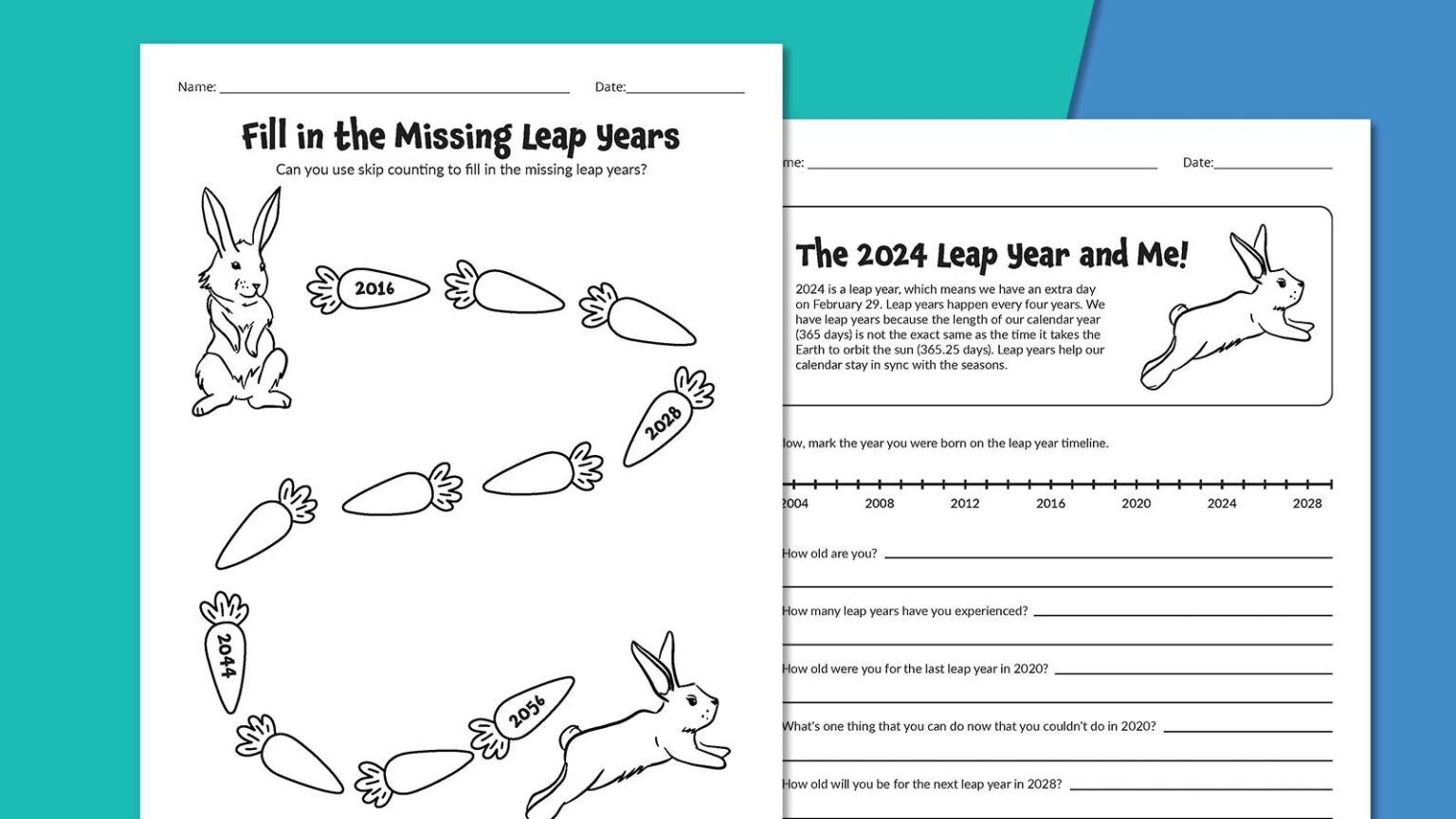 2024 Leap Year Worksheets: Free Download - We Are Teachers