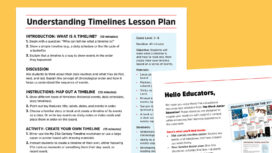 21st Century Timeline Poster and Worksheets for Your Classroom - March 2024