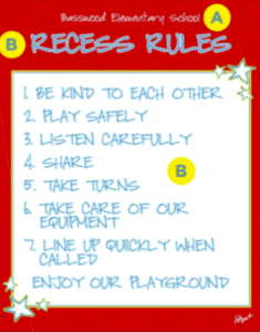 Positive Behavior Posters for the Classroom and School